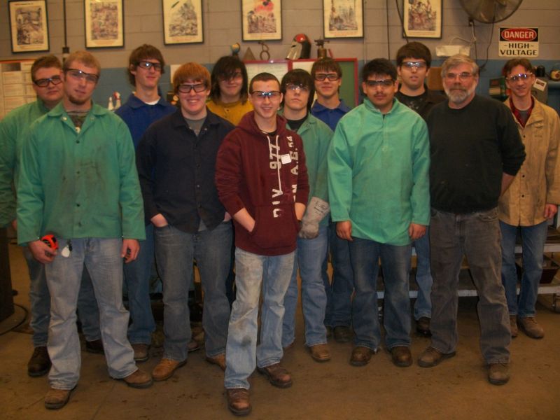 Kankakee Area Career Center - Alex Yarno Visits the Welding Class